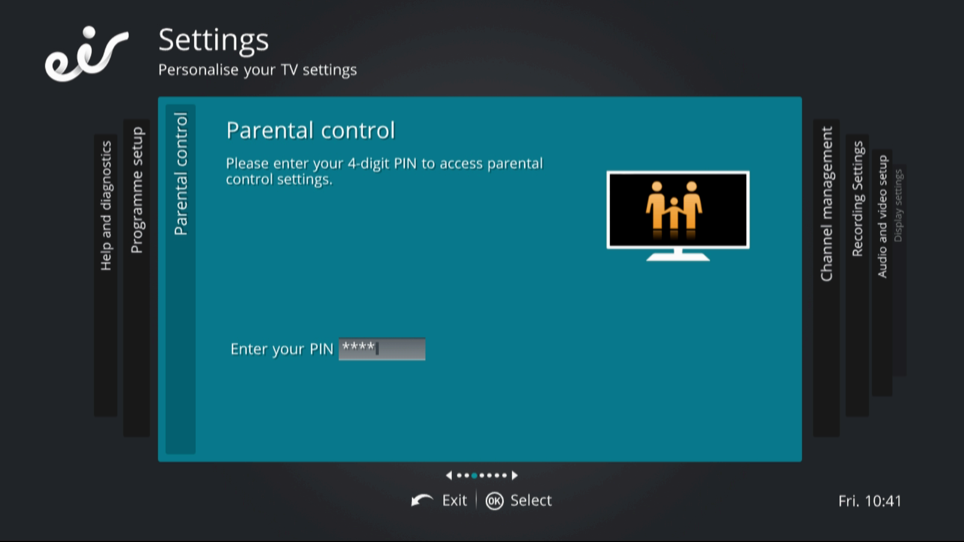 Support | TV Parental Controls