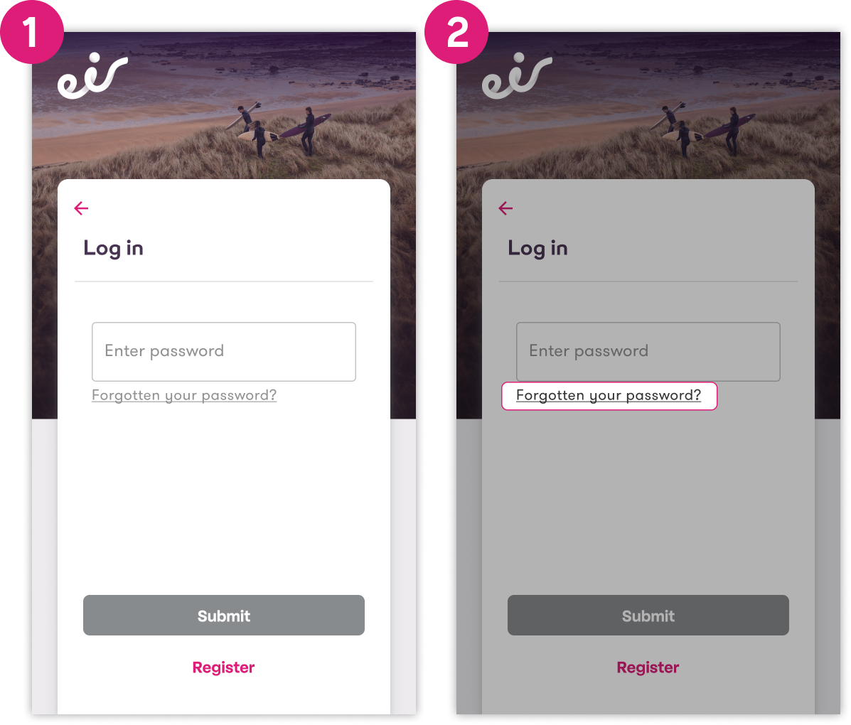 Register and log in to the eir app | eir app