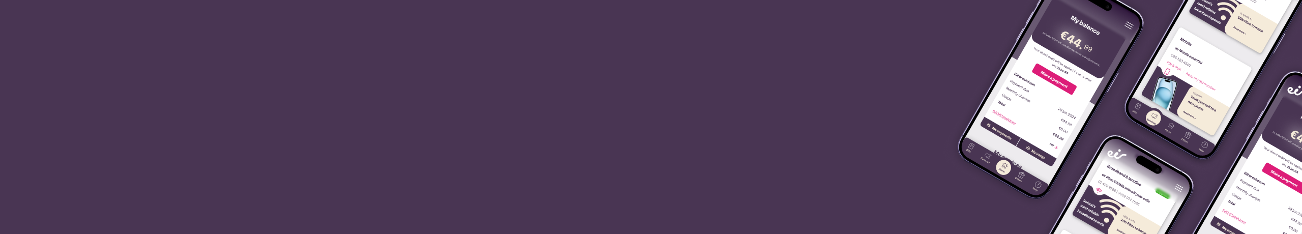 Manage your eir account on the go | eir app